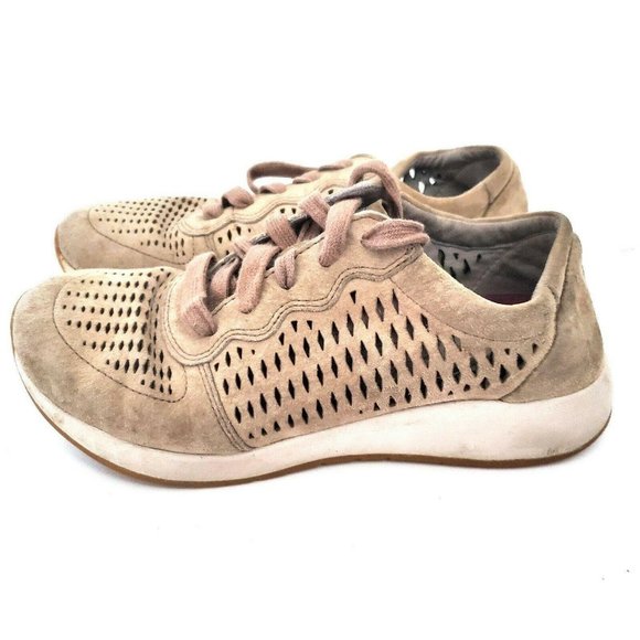 Dansko | Shoes | Dansko 36 Charlie Sneaker 55 6 Laser Cut Suede Leather ...